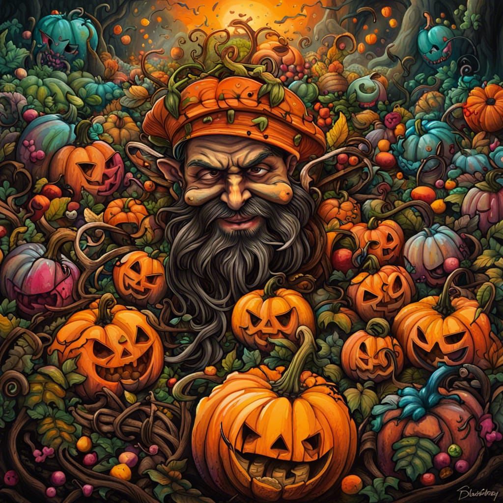 Rinavar, King of the Pumpkin patch - AI Generated Artwork - NightCafe ...