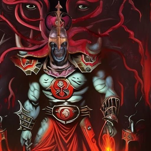 MUM RA CHAOS CHAMPION OF THE 4 EVIL SPIRETS - AI Generated Artwork ...