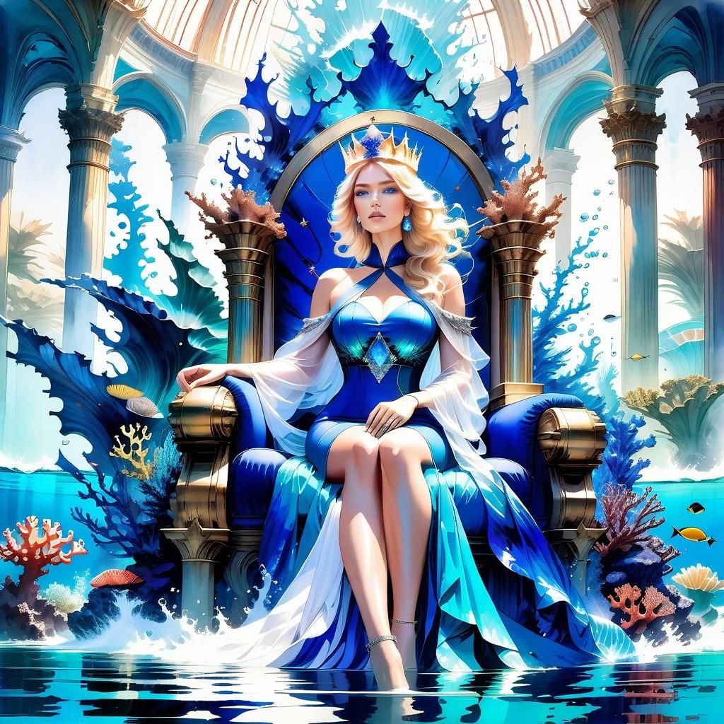 Ocean Queen - AI Generated Artwork - NightCafe Creator