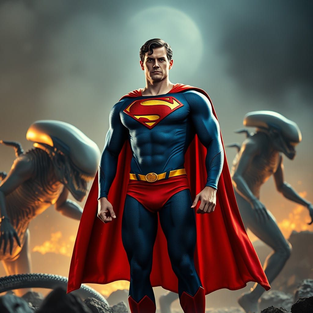 Superman -v- Alien - Superman -v- Alien