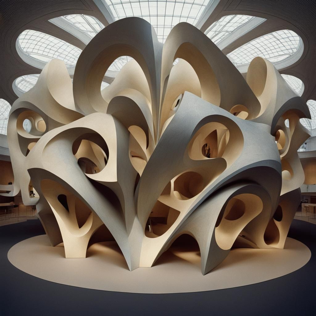 Elizabeth Malaska (American, 1978) - Form and Void - AI Generated ...