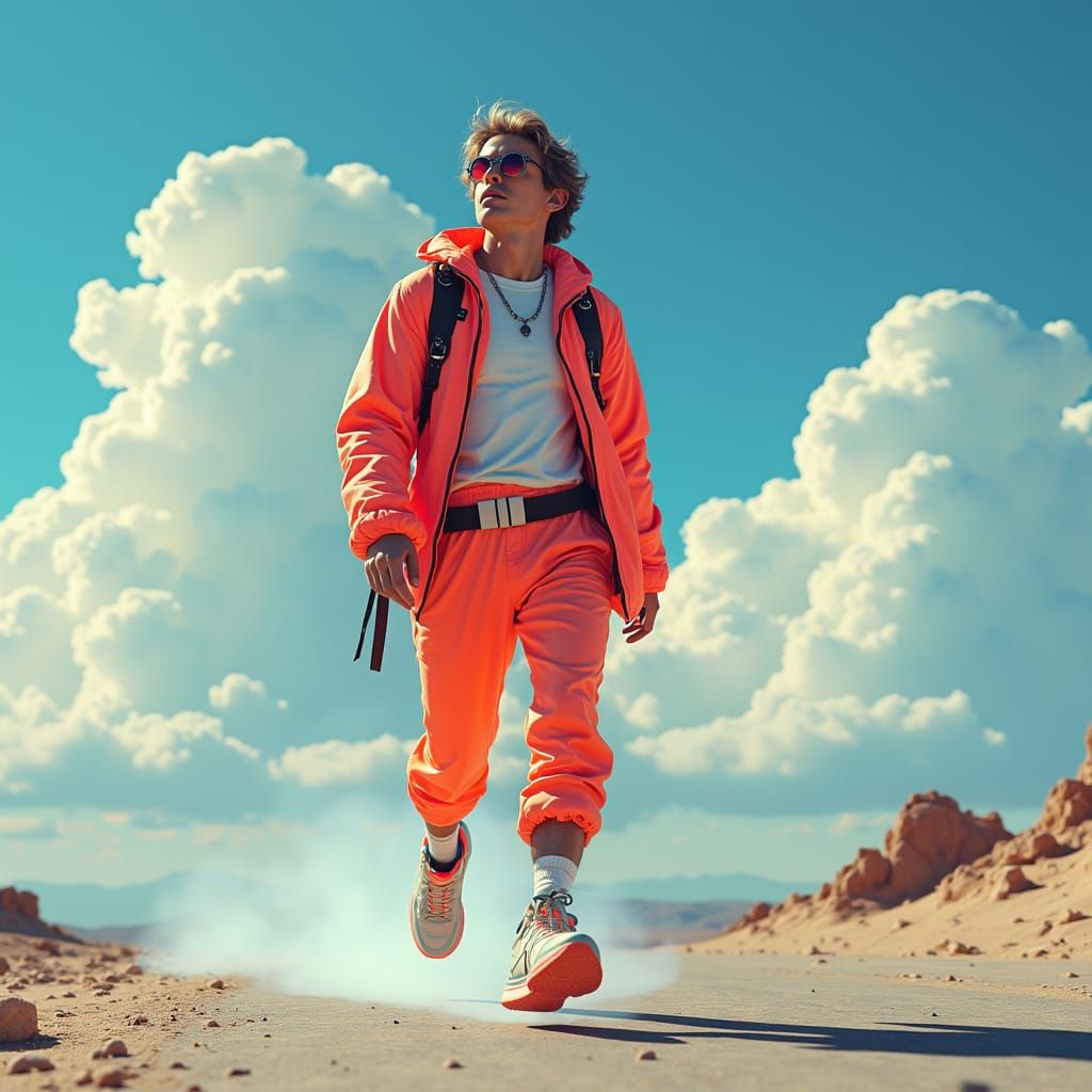 Luke Groundwalker - Galactic Speed Walker in Celestial Skies