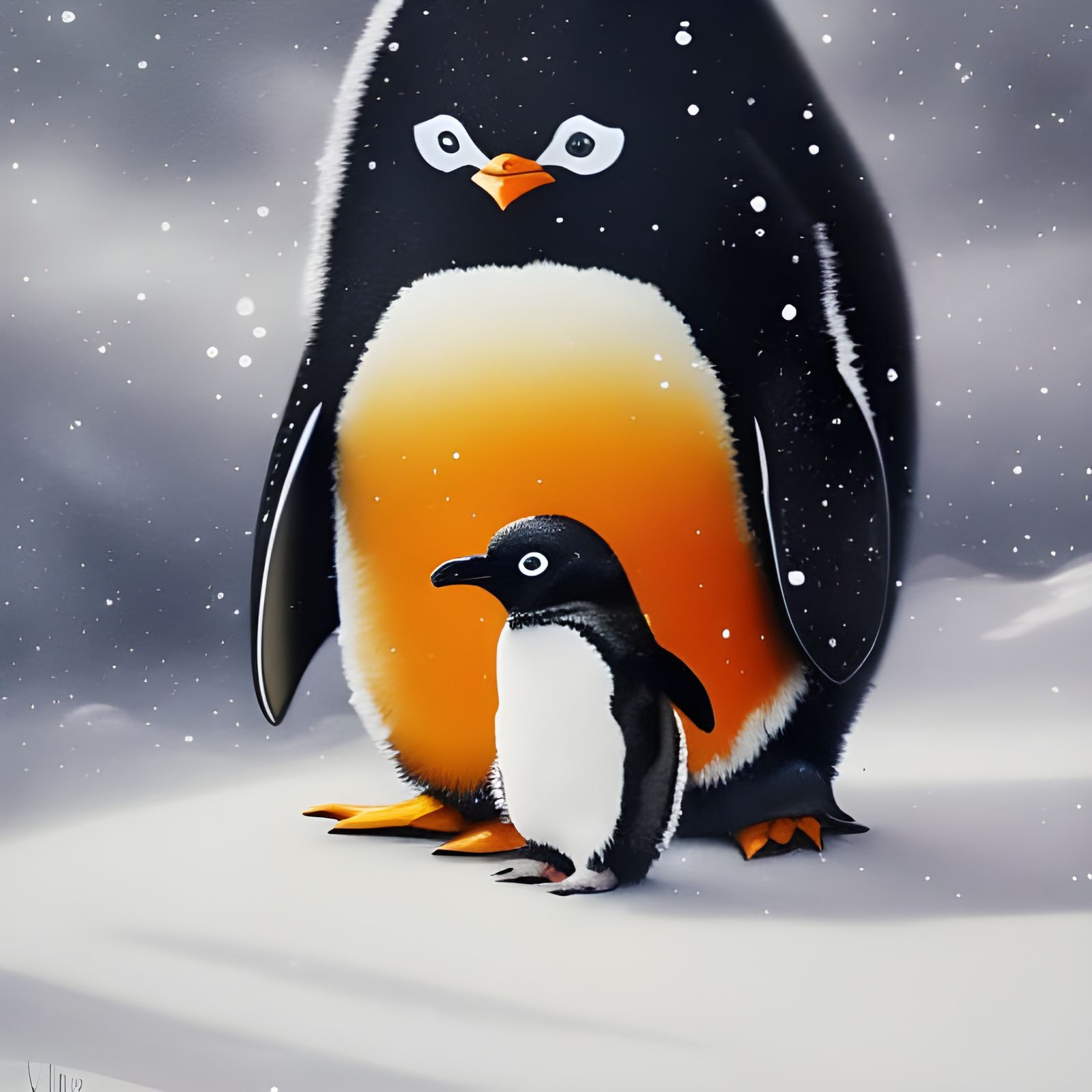 penguins - AI Generated Artwork - NightCafe Creator