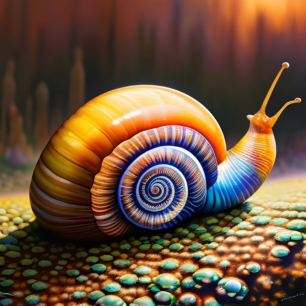 Snail - AI Generated Artwork - NightCafe Creator