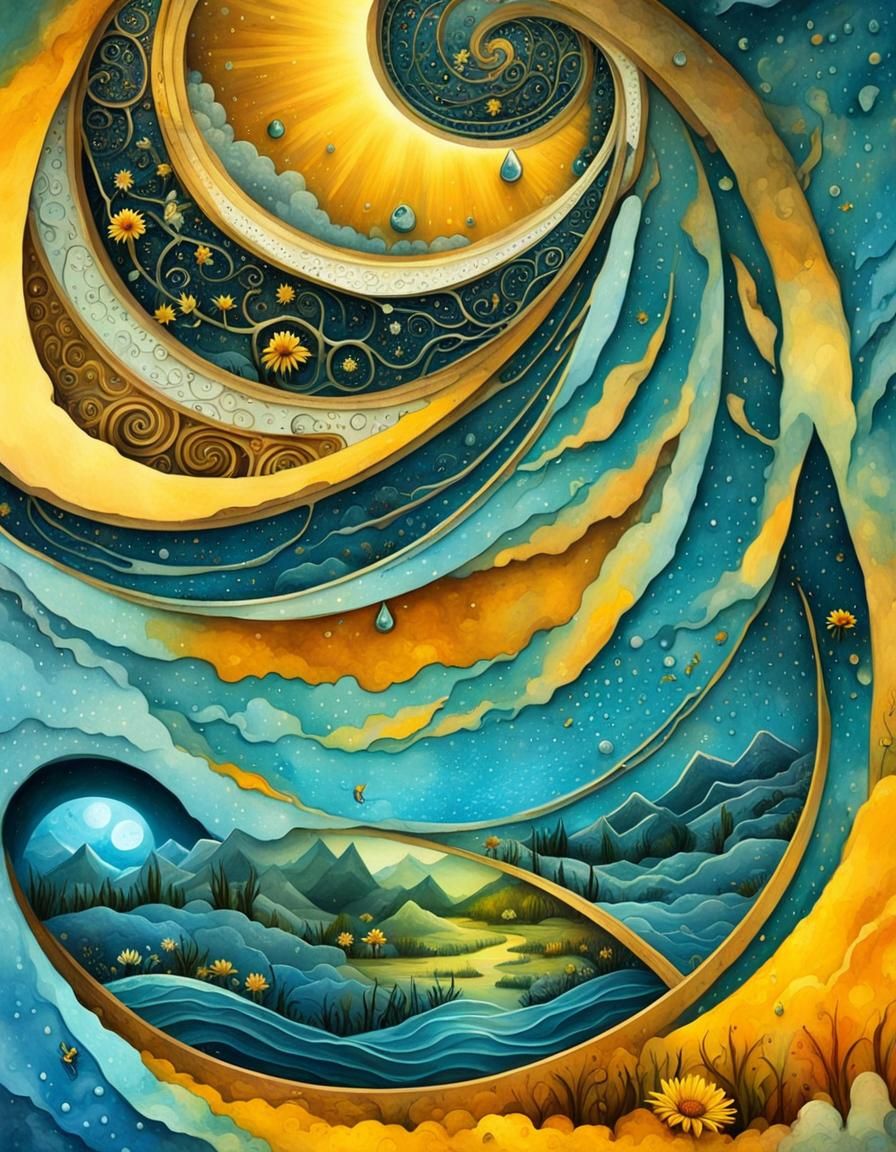 Mathematics in nature - AI Generated Artwork - NightCafe Creator