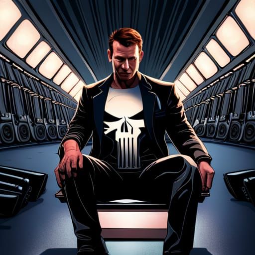 Young Captain Steve Rodgers becomes The Punisher - AI Generated Artwork ...