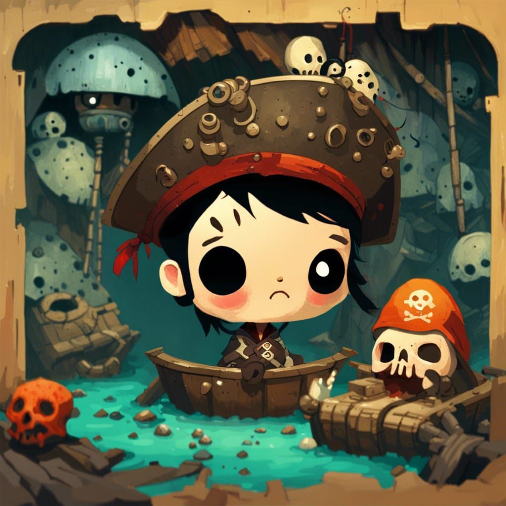 Sad Pirate Hideout - AI Generated Artwork - NightCafe Creator