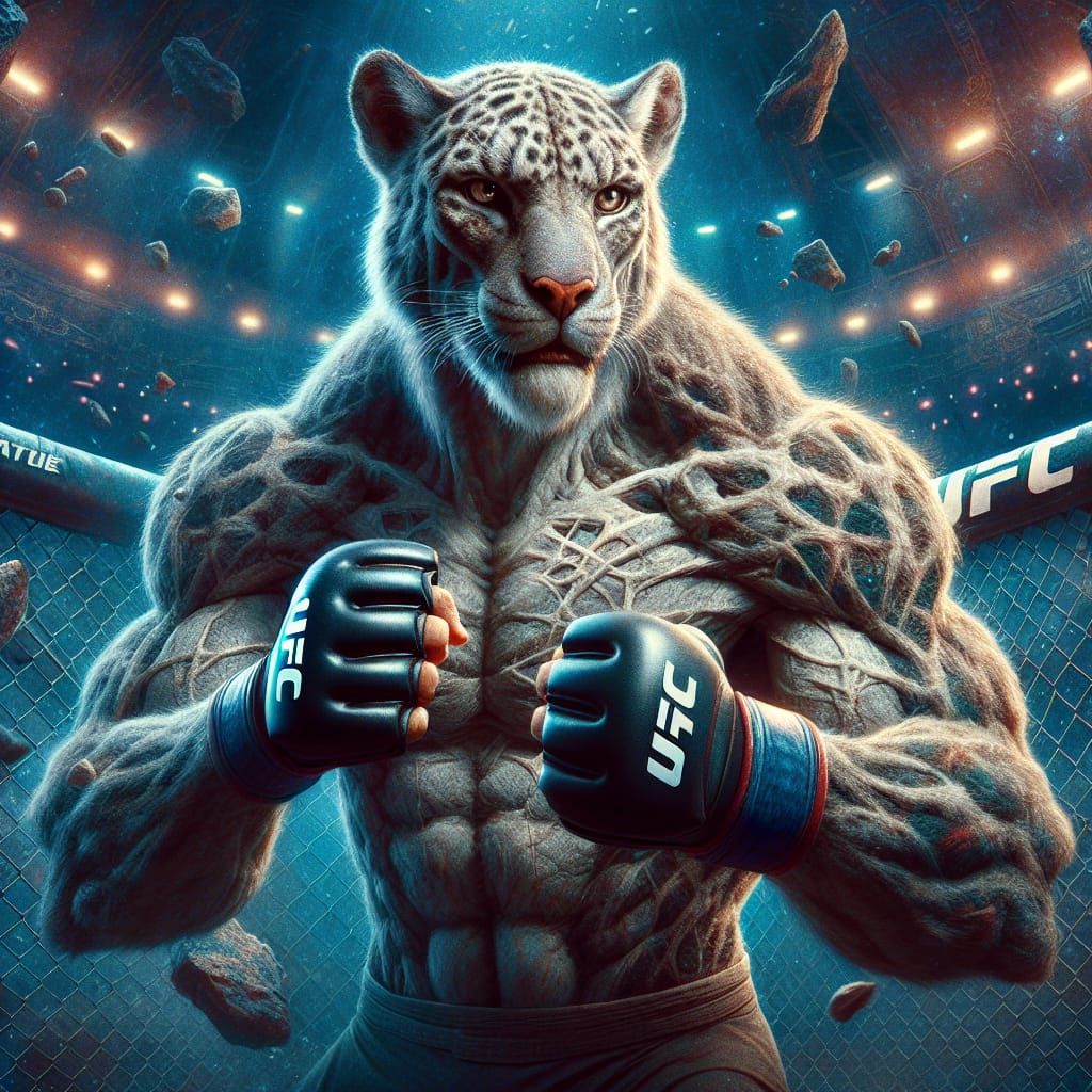 Shadowclaw the MMA Fighter - AI Generated Artwork - NightCafe Creator