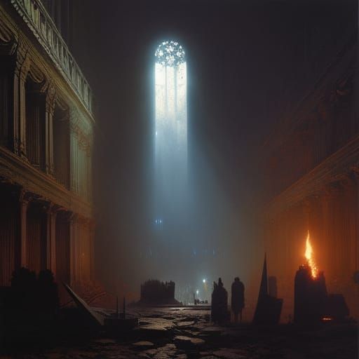 Archeological dig site - AI Generated Artwork - NightCafe Creator