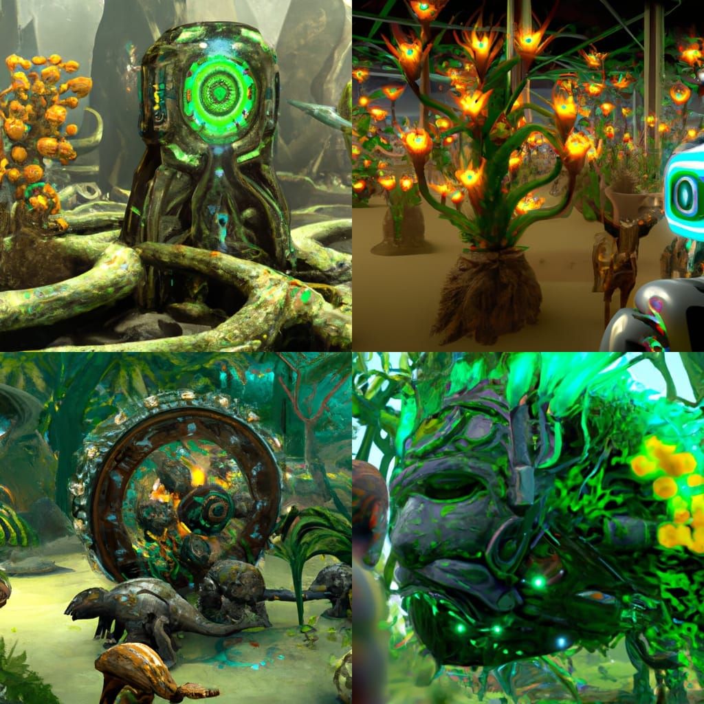 Ultraterrestrial Seeding Life - AI Generated Artwork - NightCafe Creator