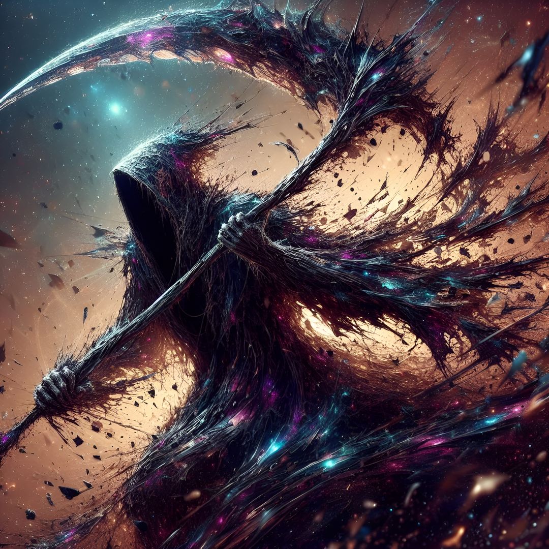 Galactic Scythe - AI Generated Artwork - NightCafe Creator