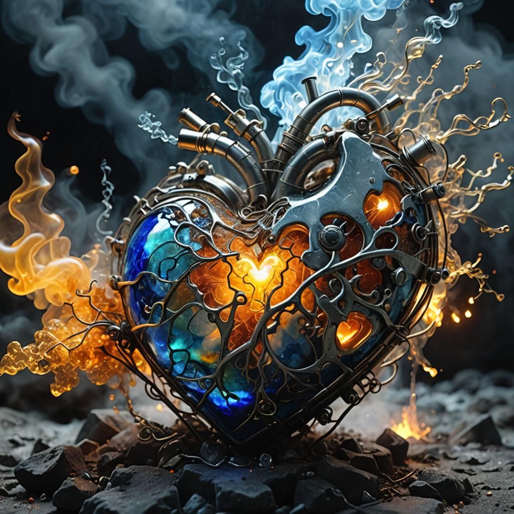 Heart Strings - AI Generated Artwork - NightCafe Creator