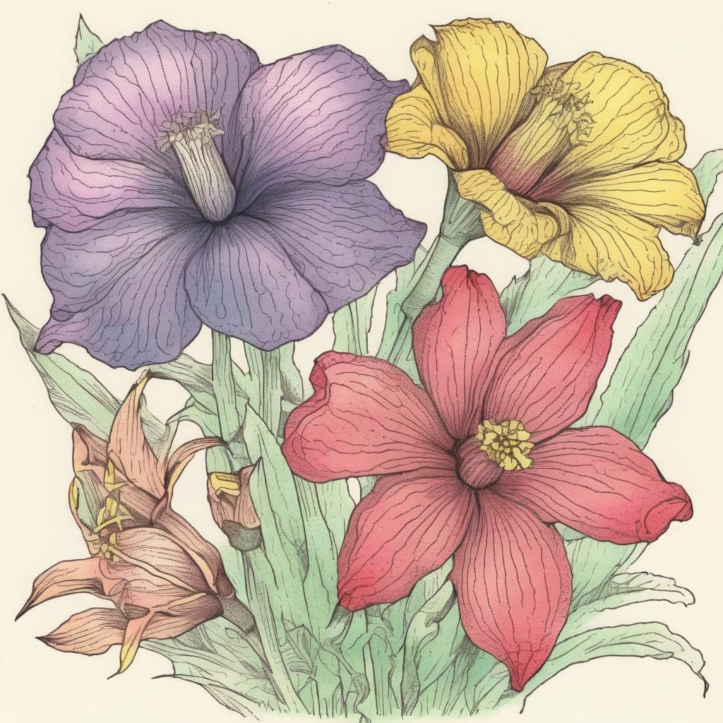 Flowers - AI Generated Artwork - NightCafe Creator