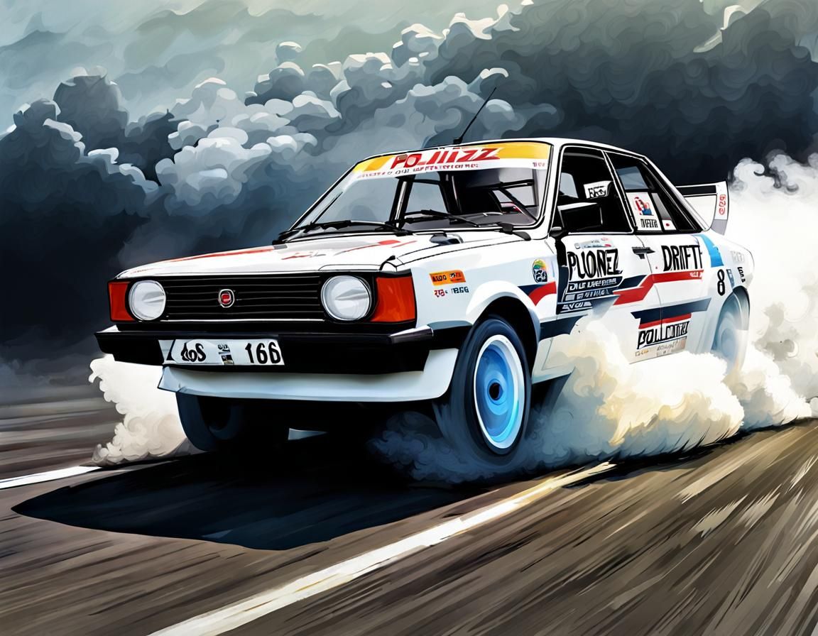 Drift Polonez... v2 - AI Generated Artwork - NightCafe Creator