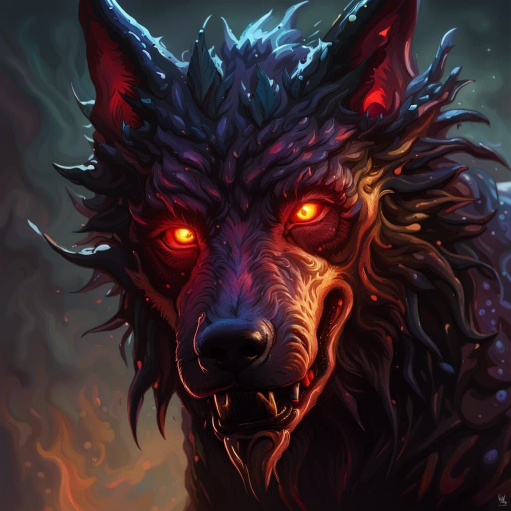 Hellhound - AI Generated Artwork - NightCafe Creator