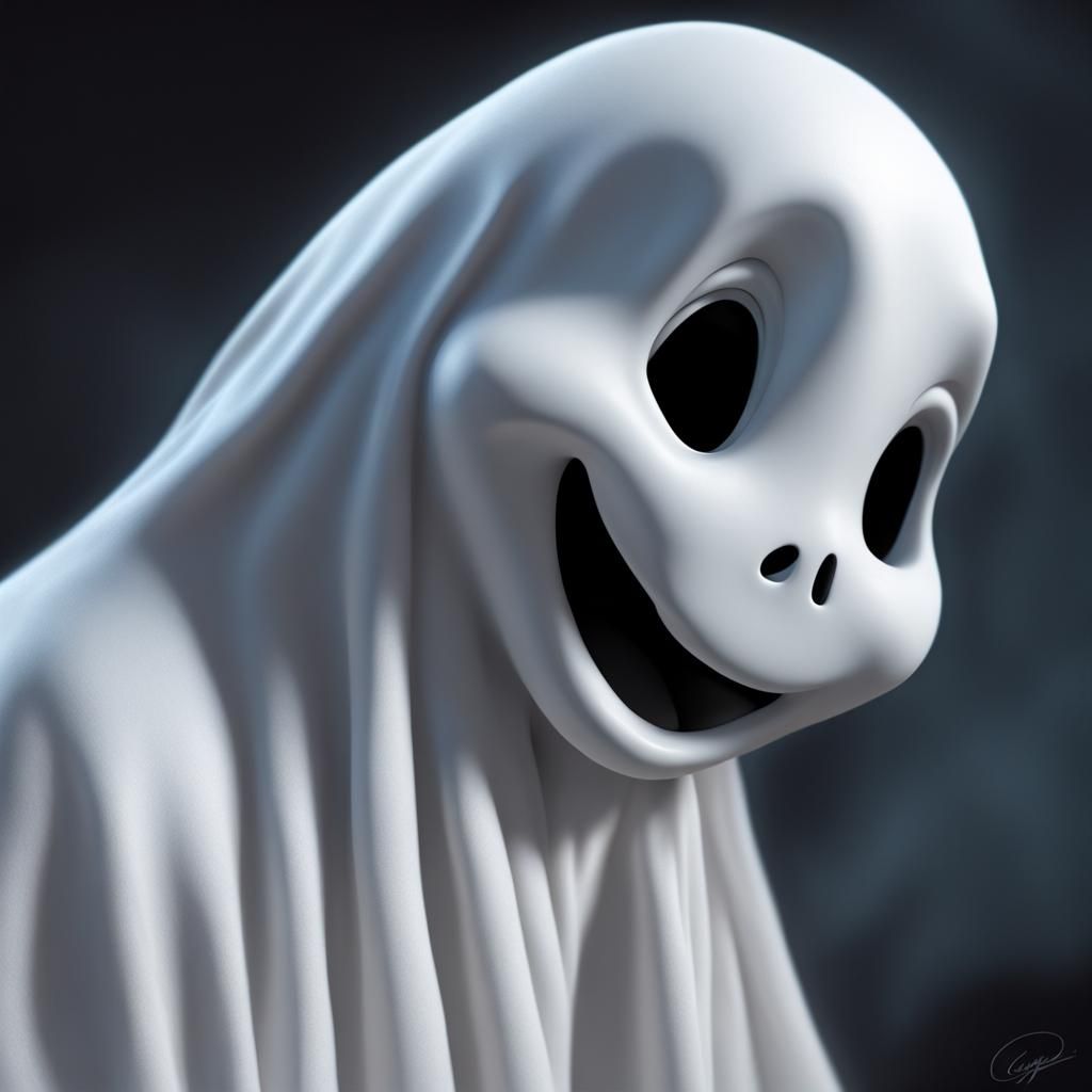 Realistic Casper the Friendly Ghost - AI Generated Artwork - NightCafe ...