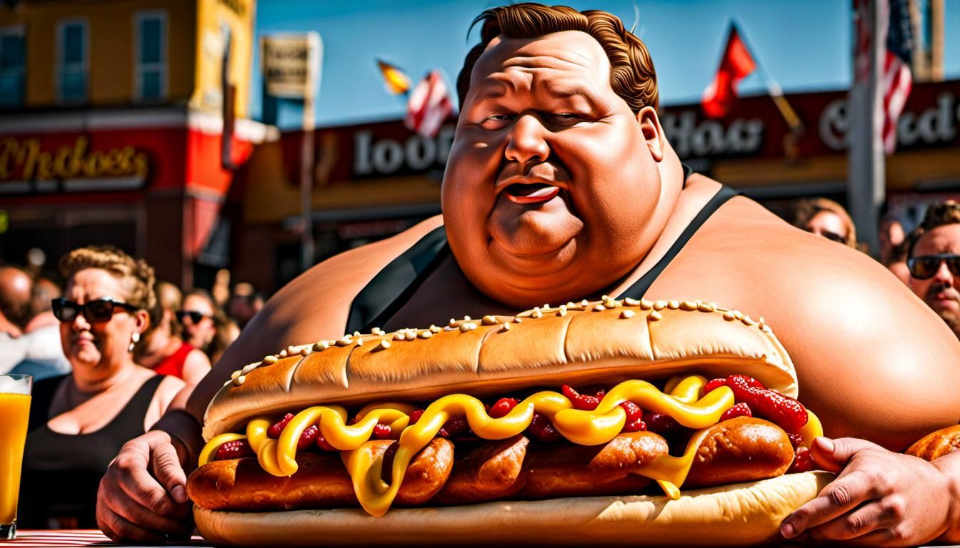 Food Eating Contest AI Generated Artwork NightCafe Creator food-eating-contest-ai-generated-artwork-nightcafe-creator