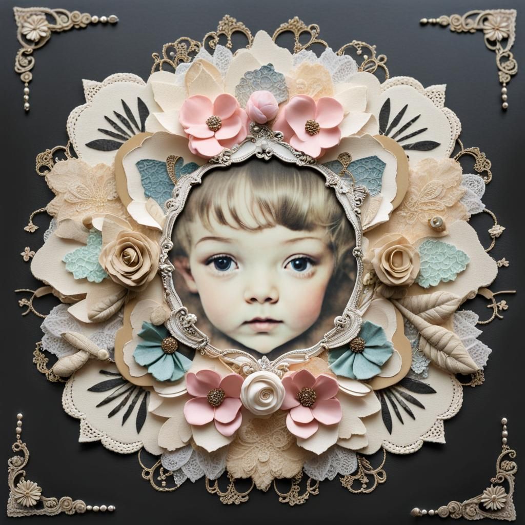 Textured Collage v3 - AI Generated Artwork - NightCafe Creator