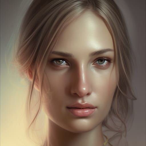 Female portrait - AI Generated Artwork - NightCafe Creator