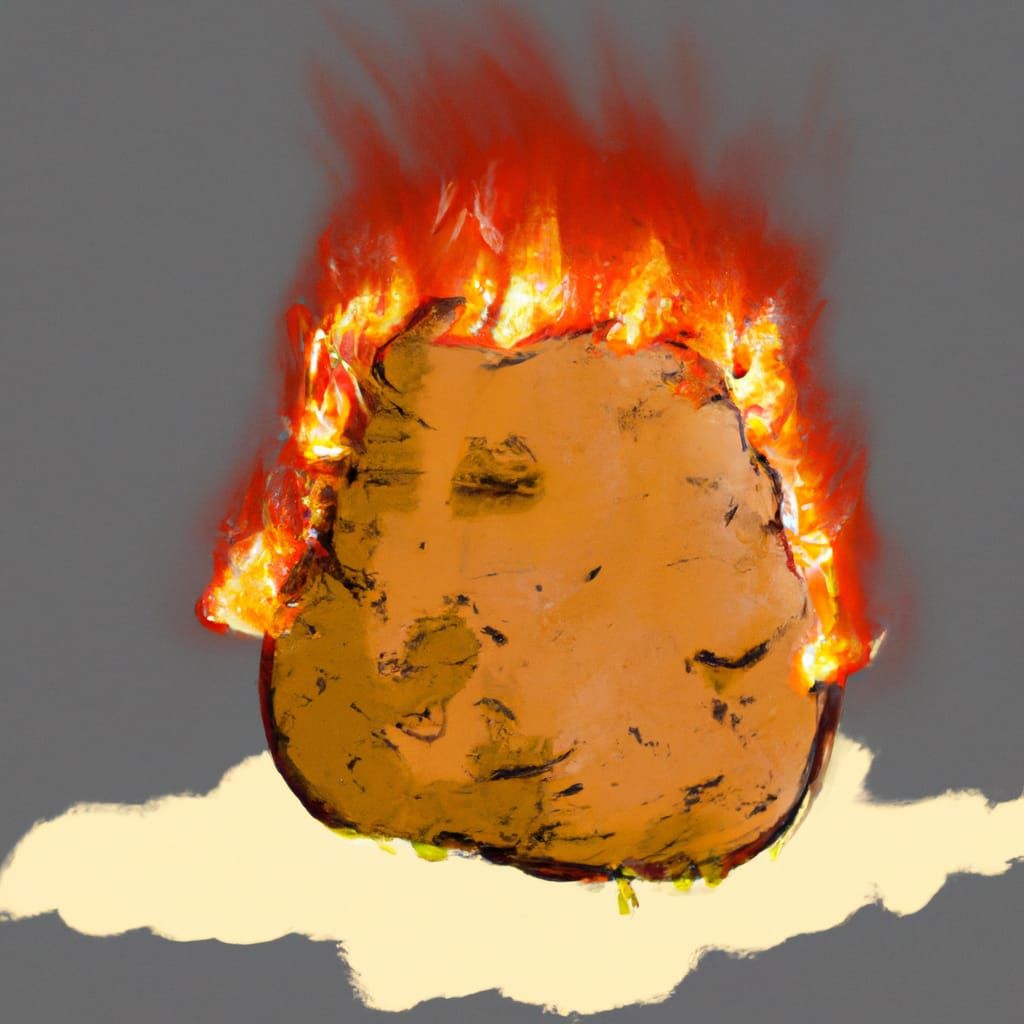 Hi people and I’m back with a potato volcano, intricately detailed 8K ...
