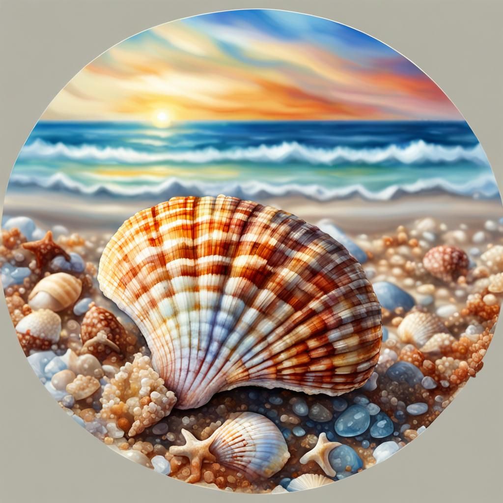 Seashell - AI Generated Artwork - NightCafe Creator