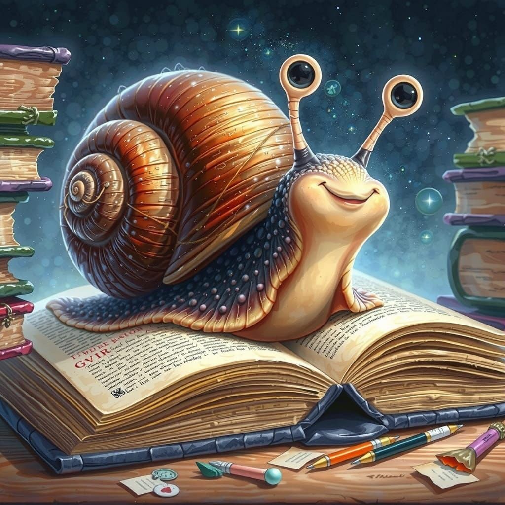 Curious Snail says - never stop learning