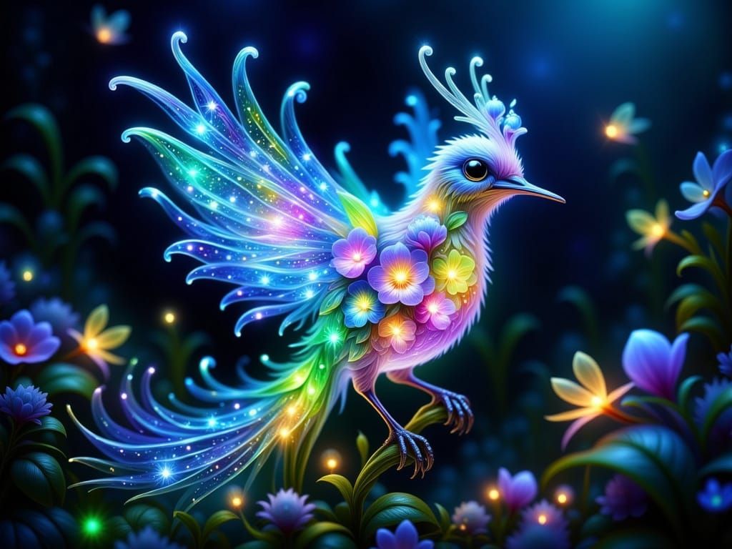 Flower bird - Flower bird