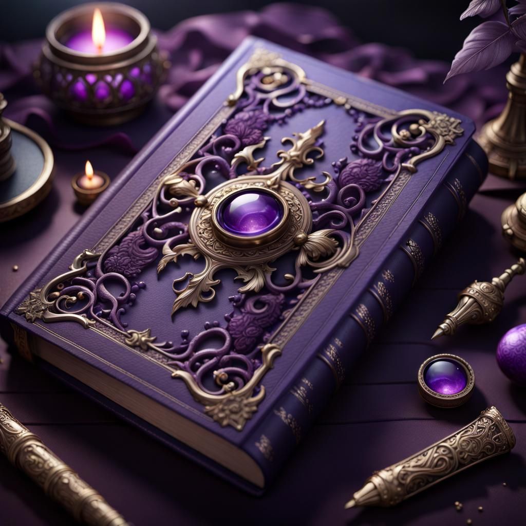The purple book of pixies…. - AI Generated Artwork - NightCafe Creator