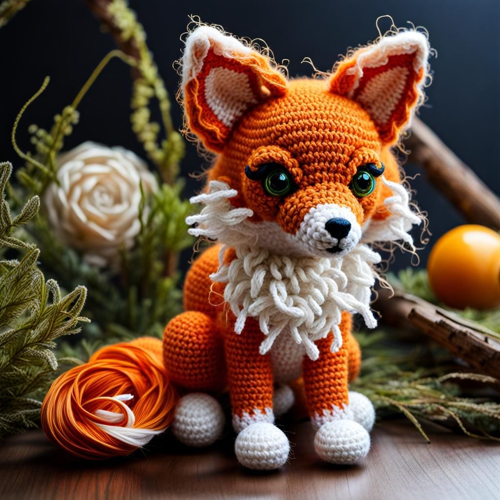 World of crochet 2 - AI Generated Artwork - NightCafe Creator