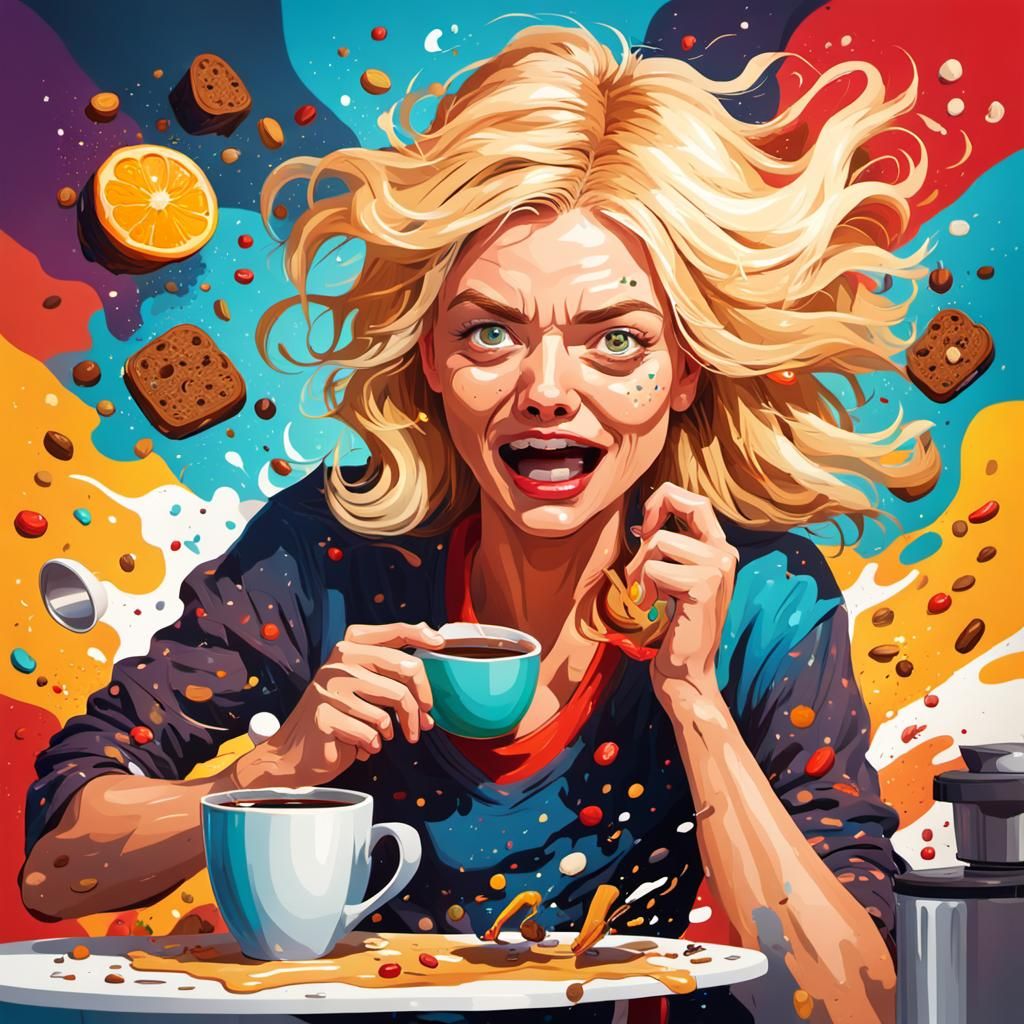 Good morning to all! Another chaotic morning..lol - AI Generated ...