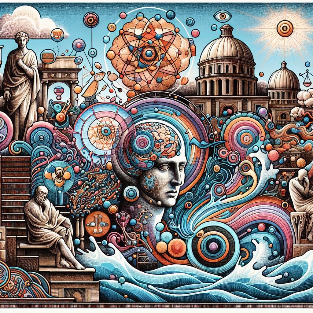 Abstract thinking and cast it and its essences as mnemonics to portray ...