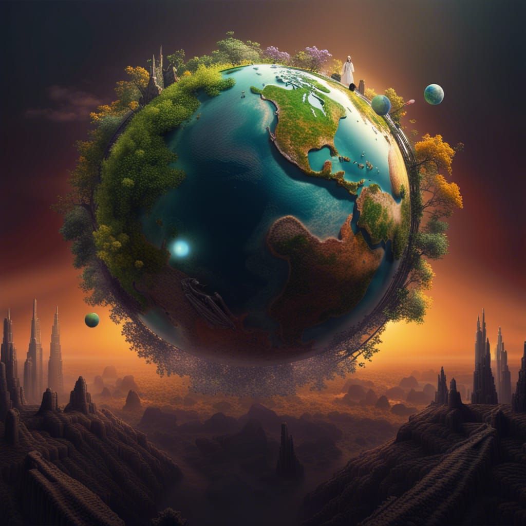 The Planet - AI Generated Artwork - NightCafe Creator