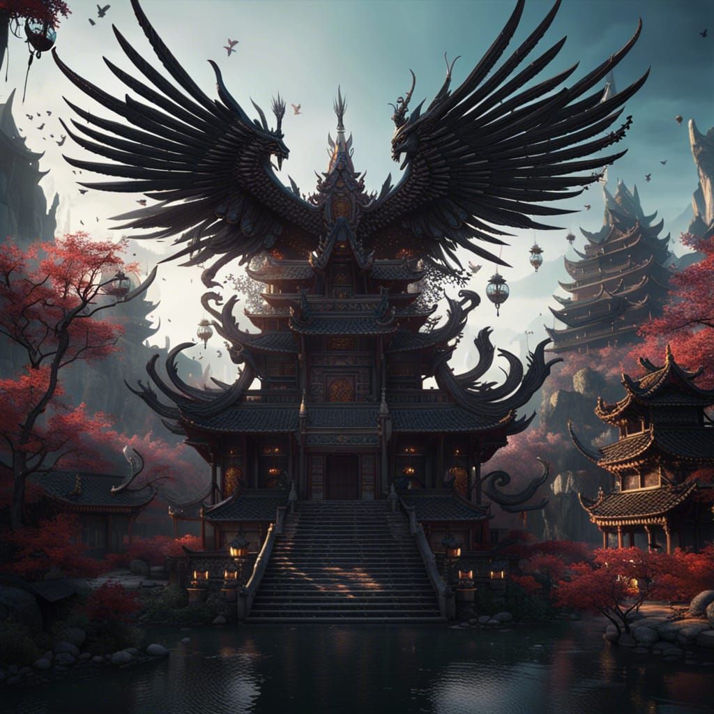 Temple - AI Generated Artwork - NightCafe Creator