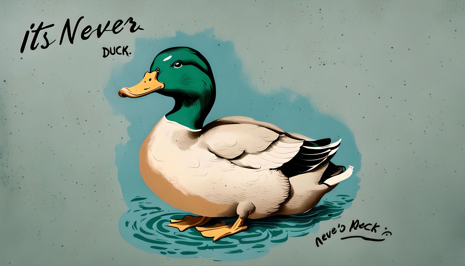 It's never duck - AI Generated Artwork - NightCafe Creator