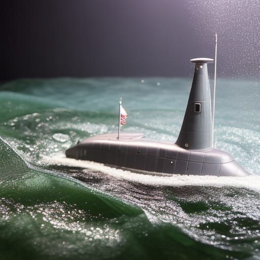 Miniature submarine - AI Generated Artwork - NightCafe Creator