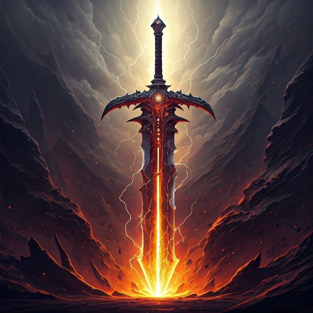 thunder-stricken greatsword - Epic Greatsword Unleashes Sto...