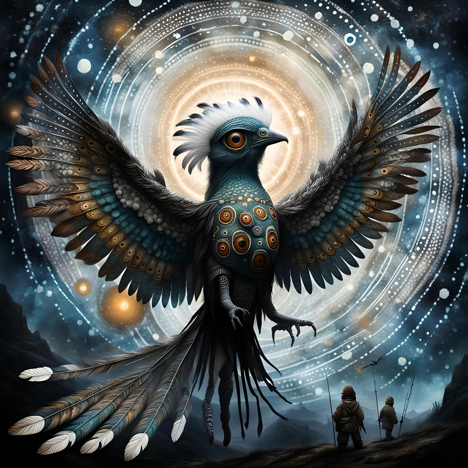 indigenous power bird - AI Generated Artwork - NightCafe Creator