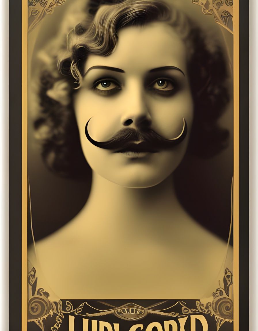 Mustache - AI Generated Artwork - NightCafe Creator