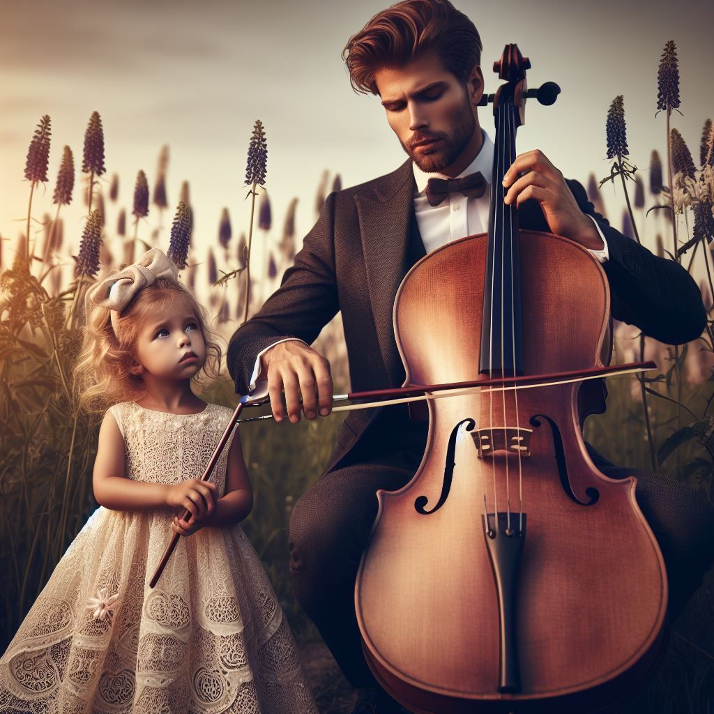 The Hills Are Alive With The Sound Of Music When Father Plays Cello ...
