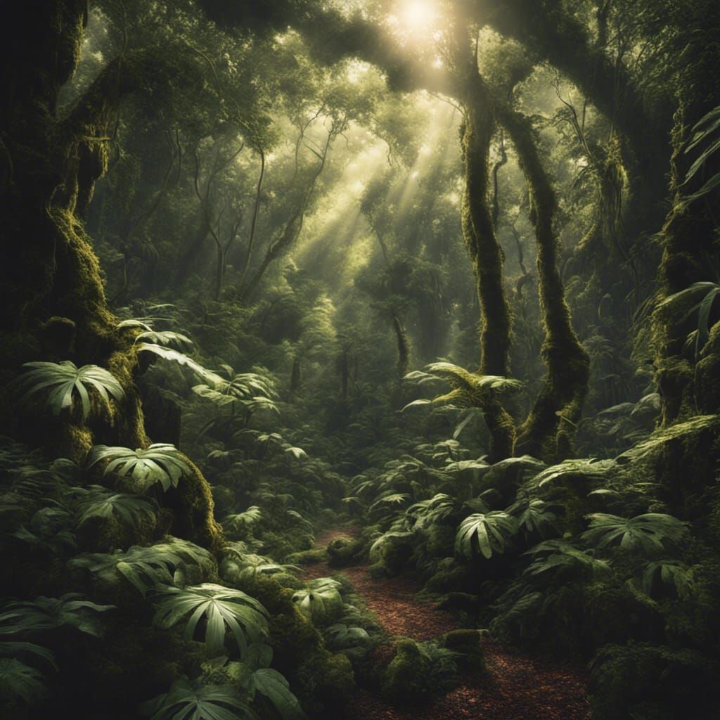 Rainforest - AI Generated Artwork - NightCafe Creator