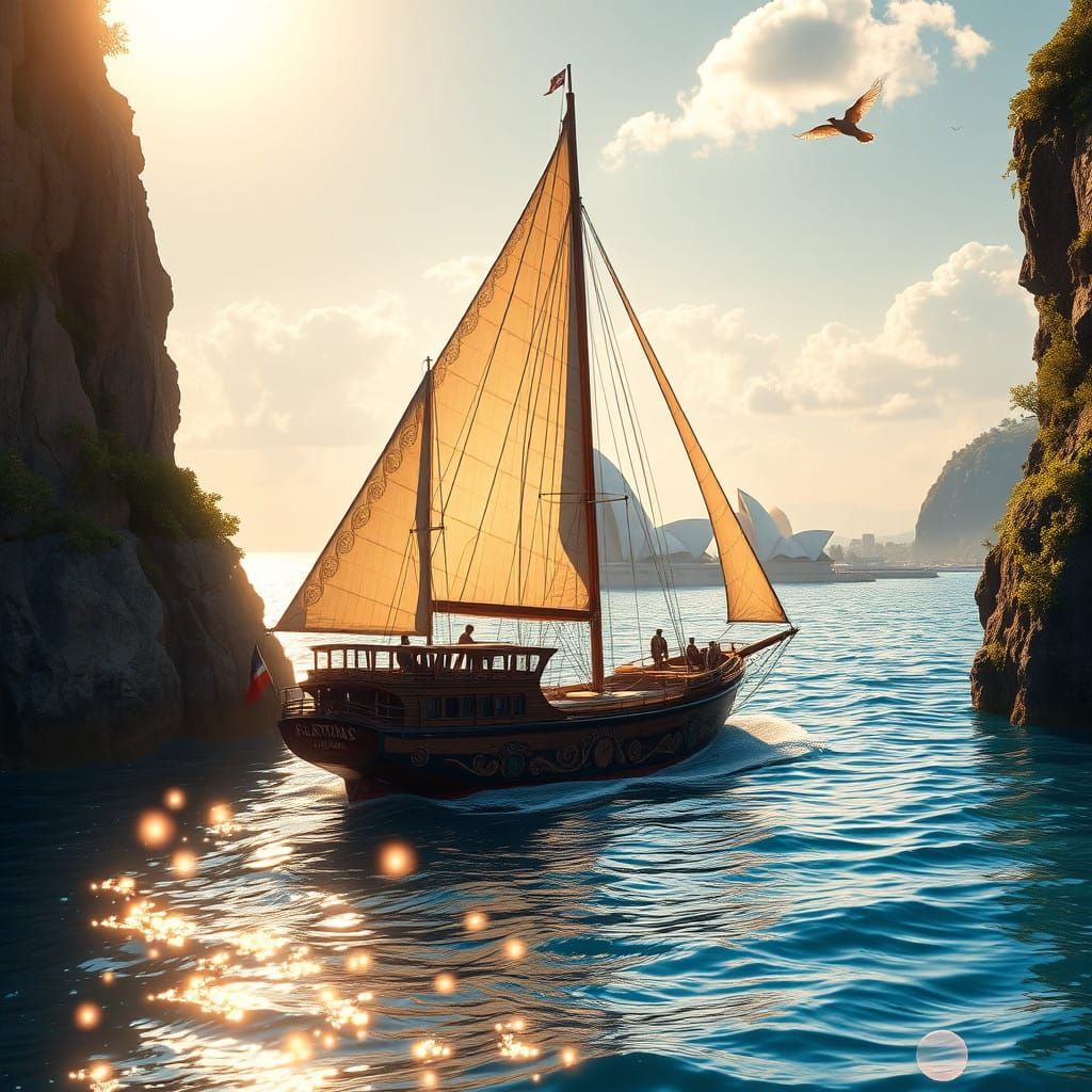 Aus boat(Fashbean.com) - Majestic Australian Sailboat Cruise...