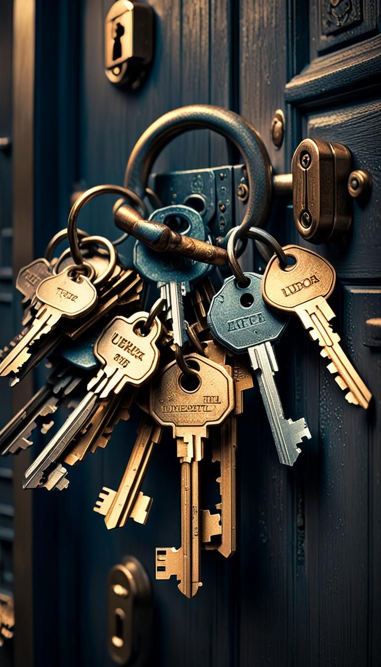 Bunch of keys - AI Generated Artwork - NightCafe Creator