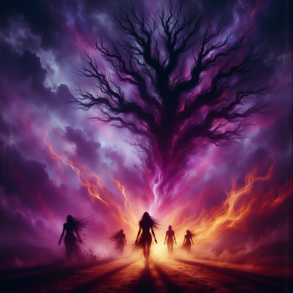 Epic Dark Fantasy Concept Art in a Maximalist Aest... - AI Art