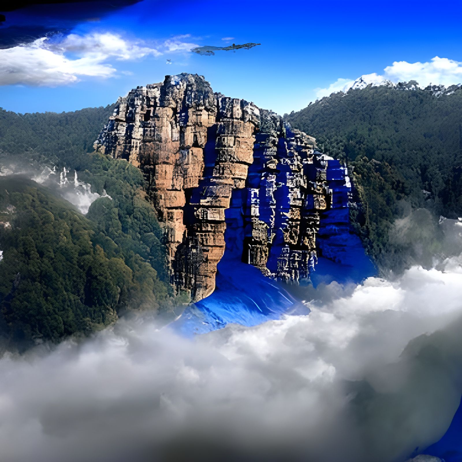 Majestic Blue Mountains of Australia - AI Generated Artwork - NightCafe ...