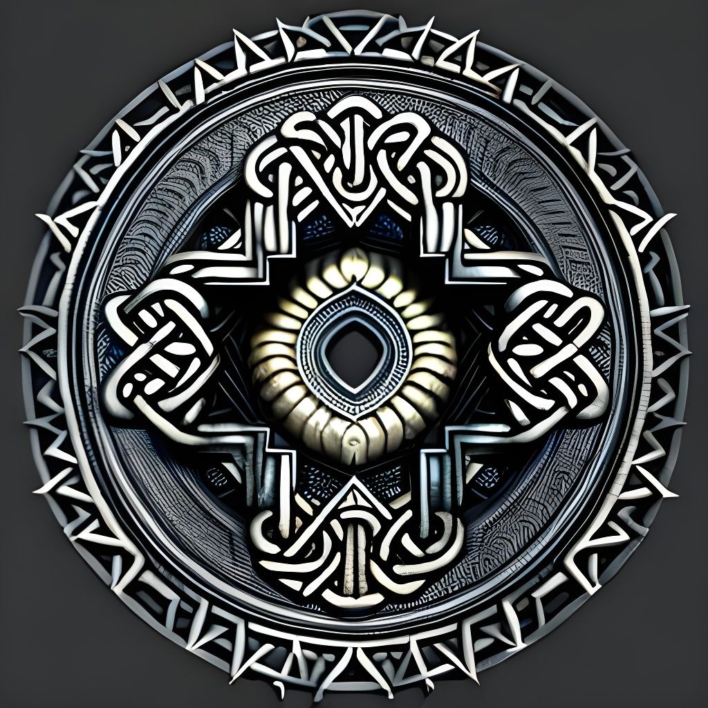 Runic mandala - AI Generated Artwork - NightCafe Creator