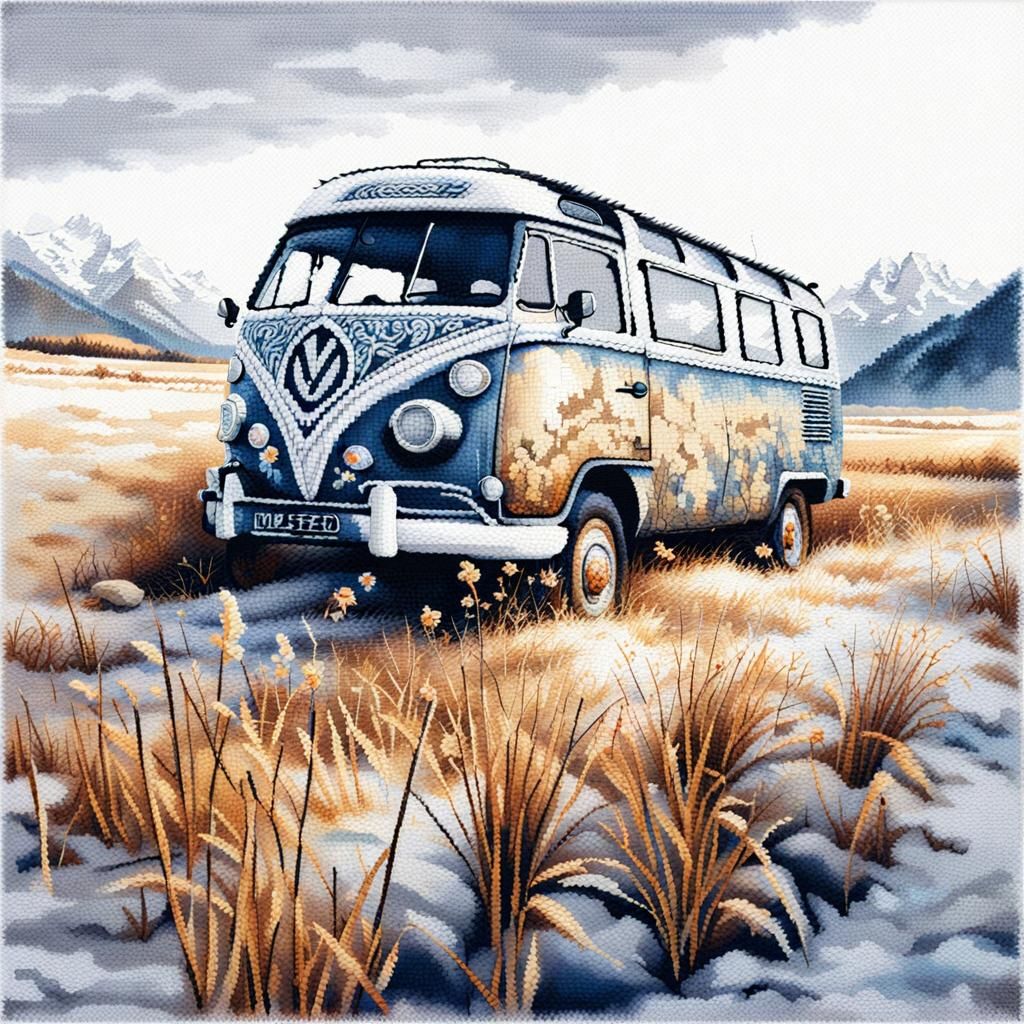 VW Caravan - AI Generated Artwork - NightCafe Creator