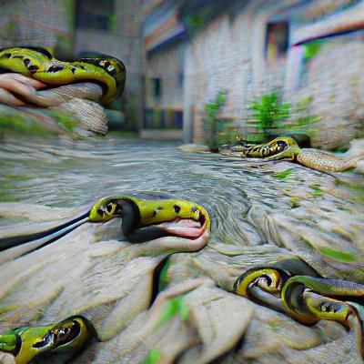 Snakes crying 4k - AI Generated Artwork - NightCafe Creator