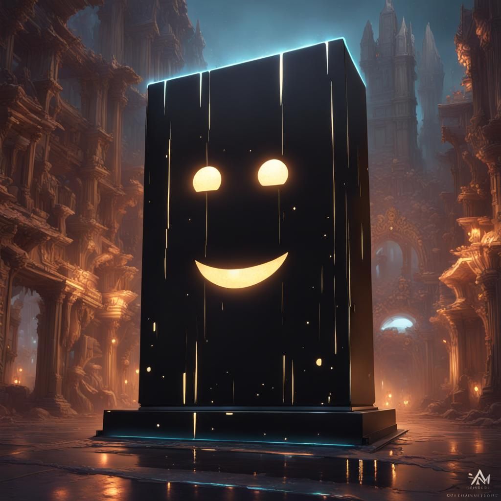 Friendly Monolith - AI Generated Artwork - NightCafe Creator