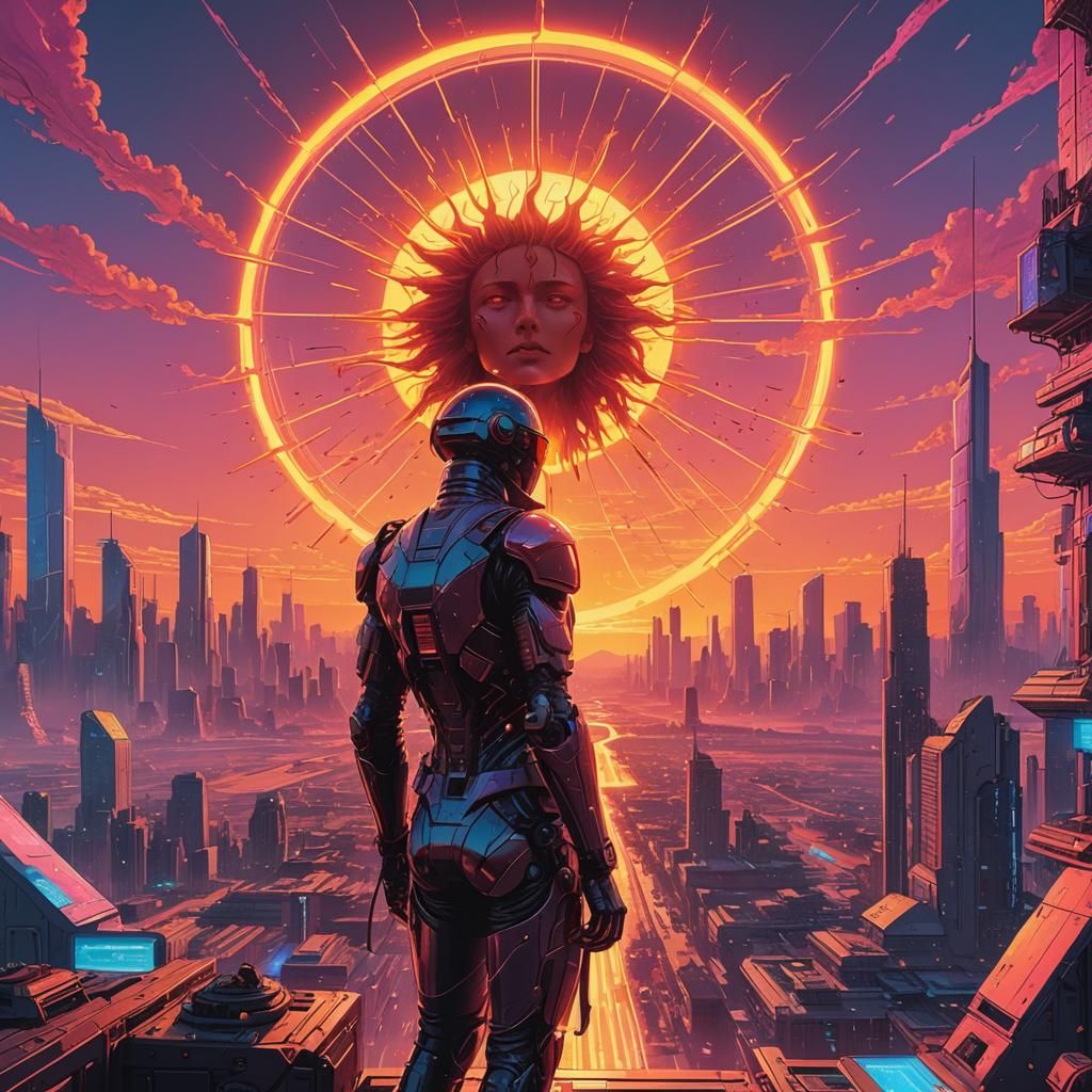 Cyberpunk Summer 4 - AI Generated Artwork - NightCafe Creator