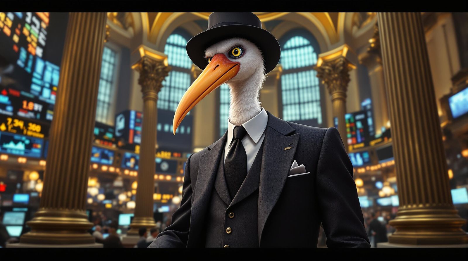 Stock Stork - High-Definition Stork Trader on Wall Street